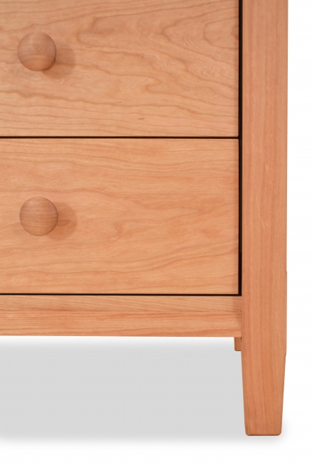 Shaker 3 Drawer Nightstand Shaker-Cherry | Maple Corner Woodworks